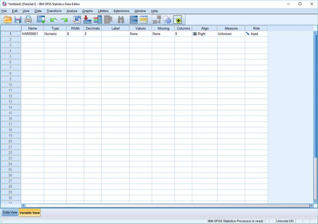 How To Define Variables in SPSS - Easy SPSS Tutorial