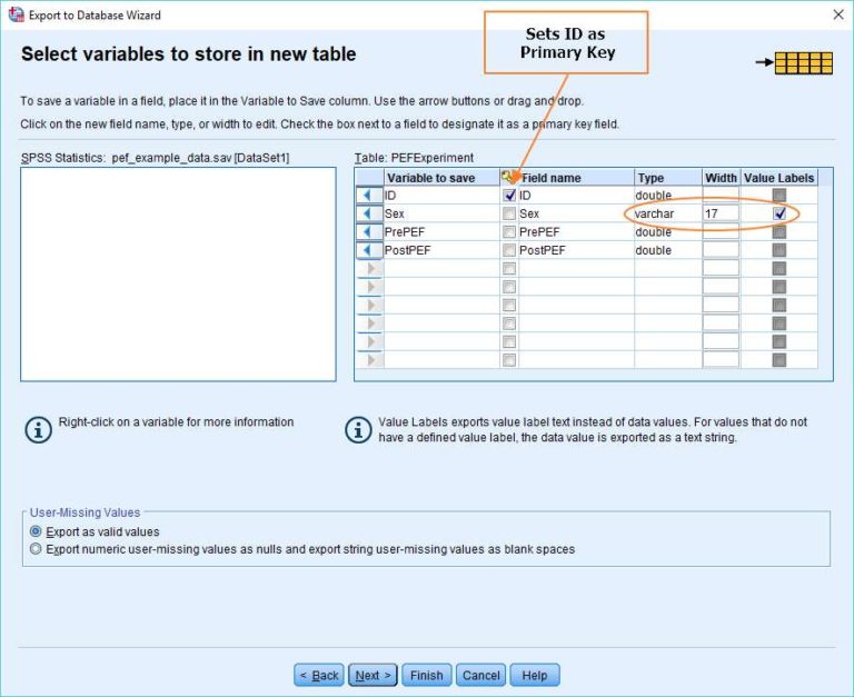 Export Data from SPSS into a MySQL Database - Easy SPSS Tutorial Export Data from SPSS into a MySQL Database - Easy SPSS Tutorial