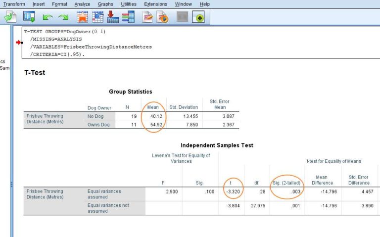 Independent Samples T Test in SPSS - Quick SPSS Tutorial