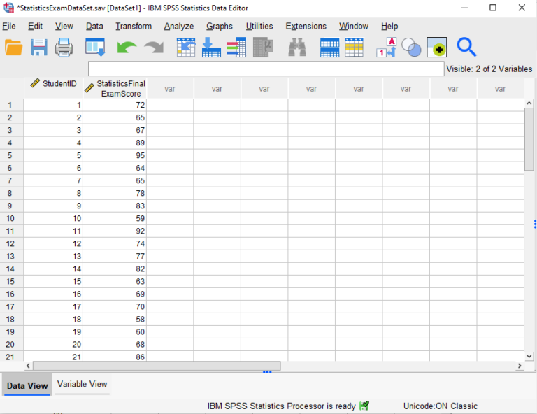How To Create A Stem And Leaf Plot In Spss Ez Spss Tutorials