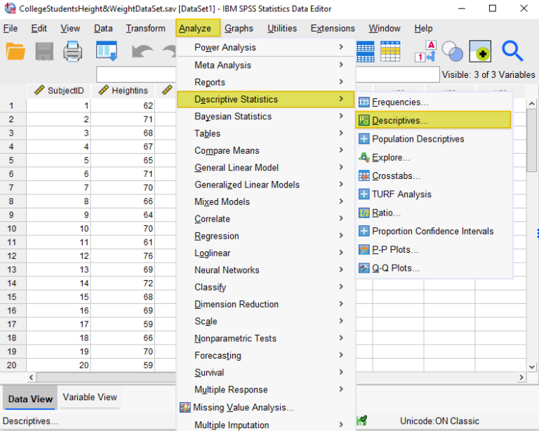 How To Calculate And Interpret Z Scores In SPSS EZ SPSS Tutorials