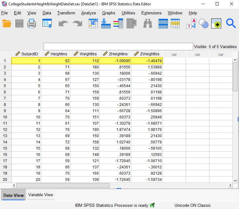 How To Calculate And Interpret Z Scores In SPSS EZ SPSS Tutorials