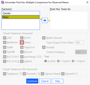 Pairwise Comparisons for a Two-Way ANOVA in SPSS (No Significant ...