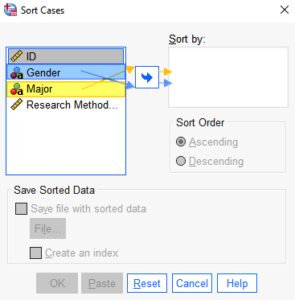 Sorting Data in SPSS - EZ SPSS Tutorials