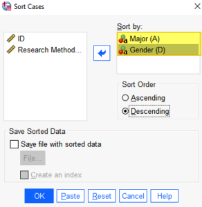 Sorting Data in SPSS - EZ SPSS Tutorials