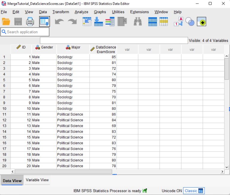  How To Merge Files In SPSS EZ SPSS Tutorials