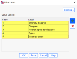 How to Define Likert Scale Variables in SPSS - EZ SPSS Tutorials
