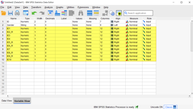 How to Define Likert Scale Variables in SPSS - EZ SPSS Tutorials