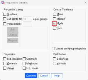 How to Find the Mode in SPSS - EZ SPSS Tutorials