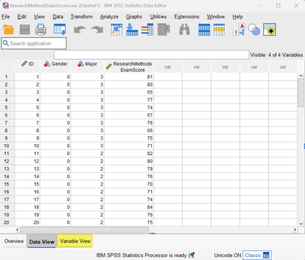 Calculate and Interpret a Point-Biserial Correlation in SPSS - EZ SPSS ...