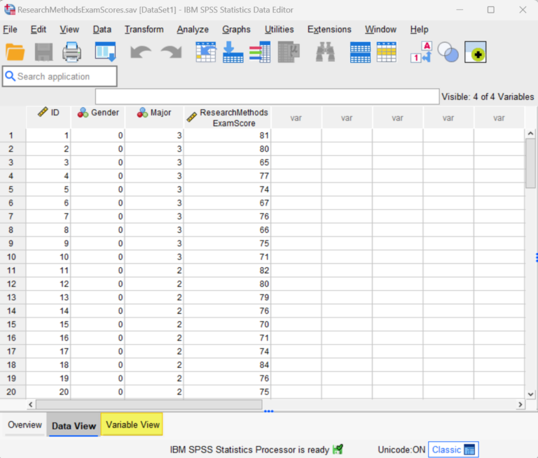 Calculate And Interpret A Point Biserial Correlation In Spss Ez Spss