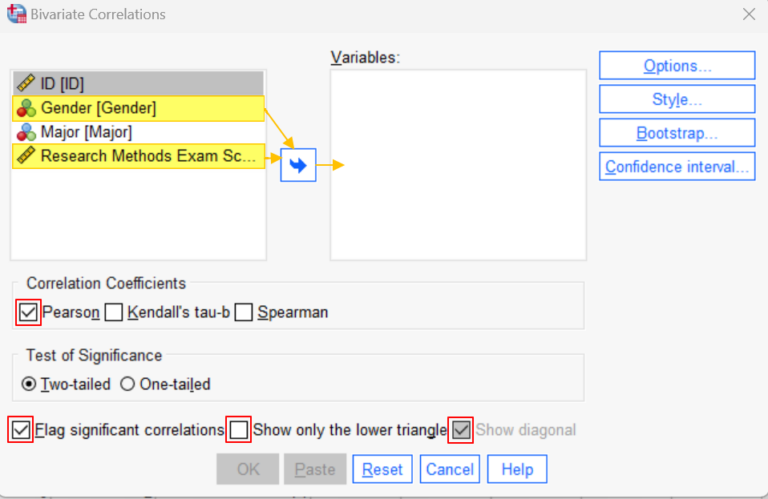 Calculate And Interpret A Point Biserial Correlation In Spss Ez Spss Tutorials