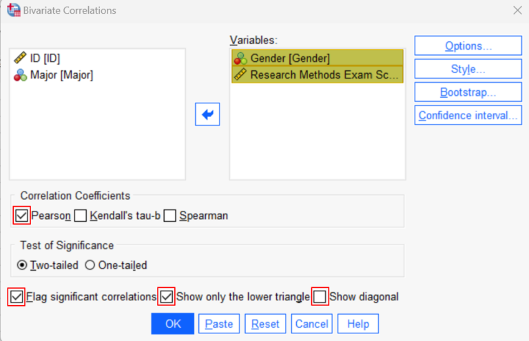 Calculate And Interpret A Point Biserial Correlation In Spss Ez Spss