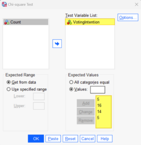 Chi-Square Goodness of Fit Test in SPSS - EZ SPSS Tutorials