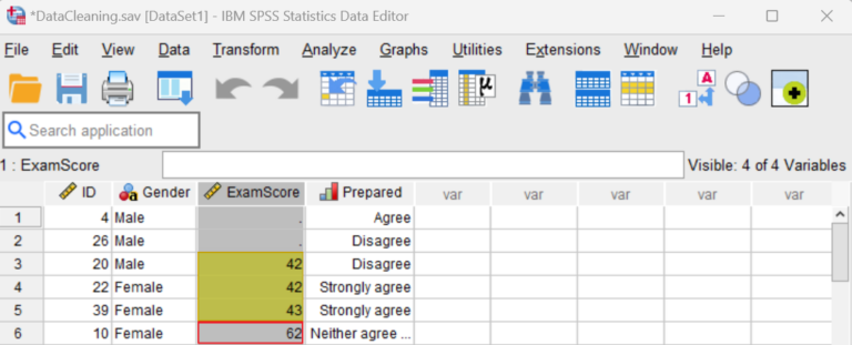 How to Clean Data in SPSS - EZ SPSS Tutorials