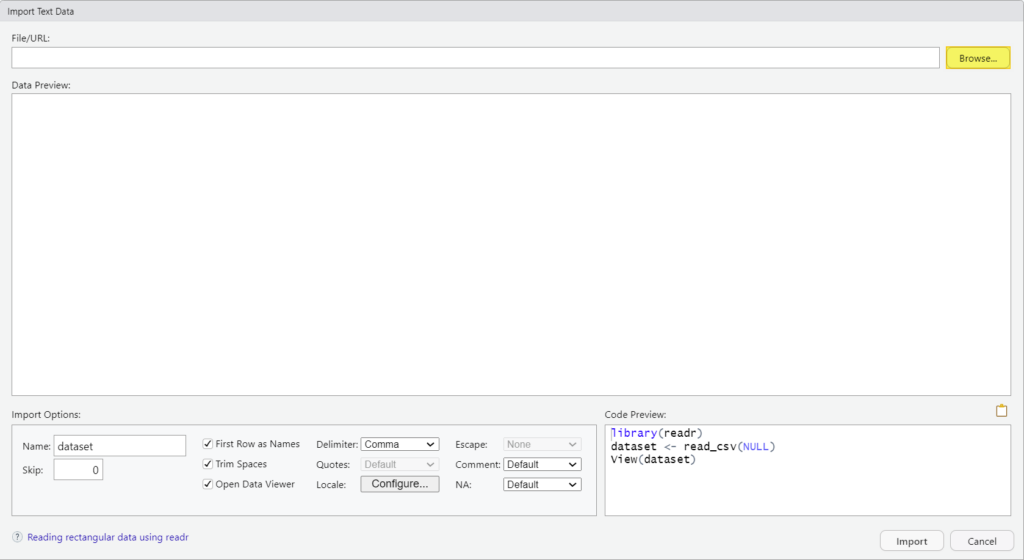 How To Import Csv Files Into R Ez Spss Tutorials